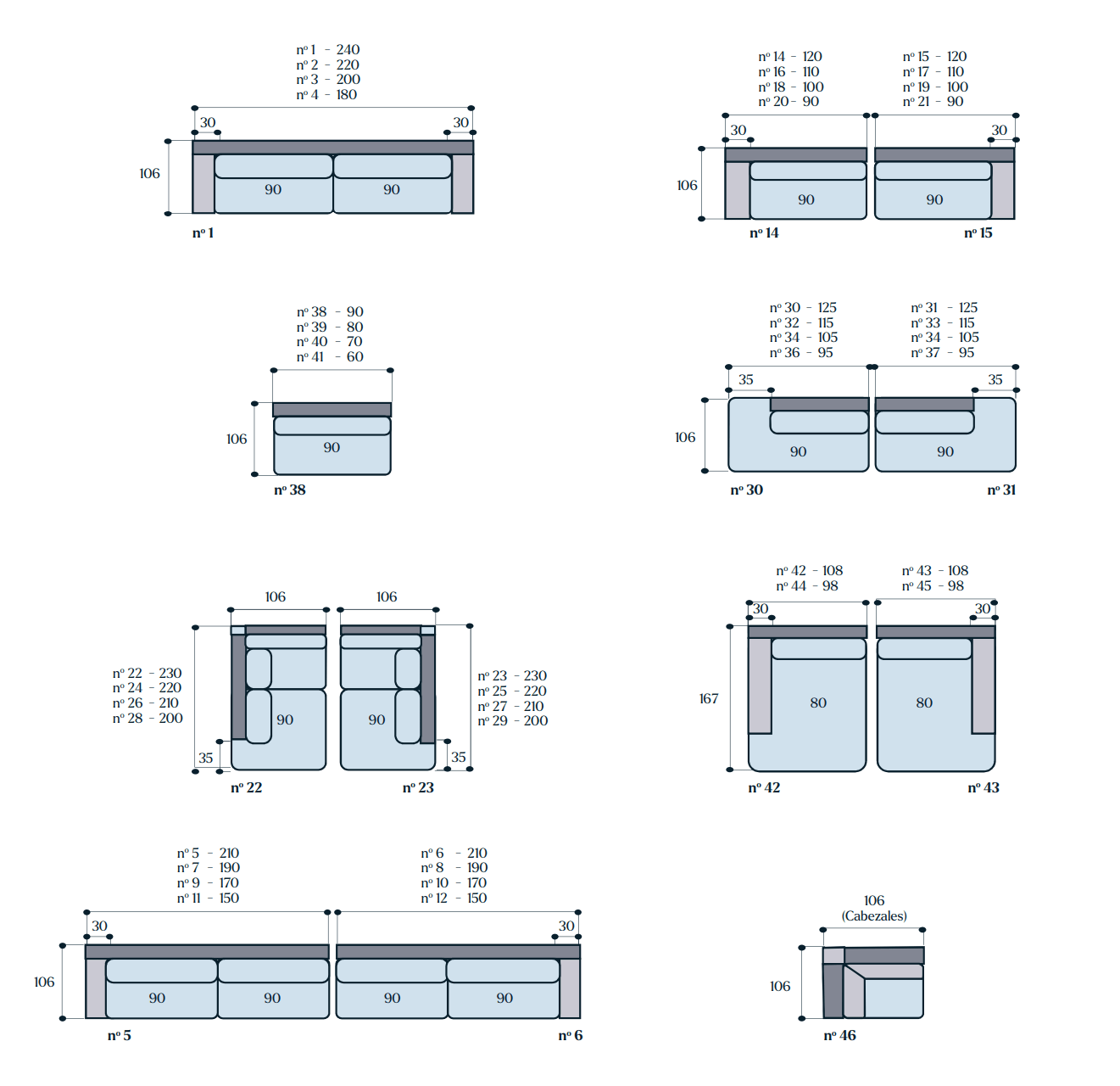 Sofá Ajax - Mobles Álvarez